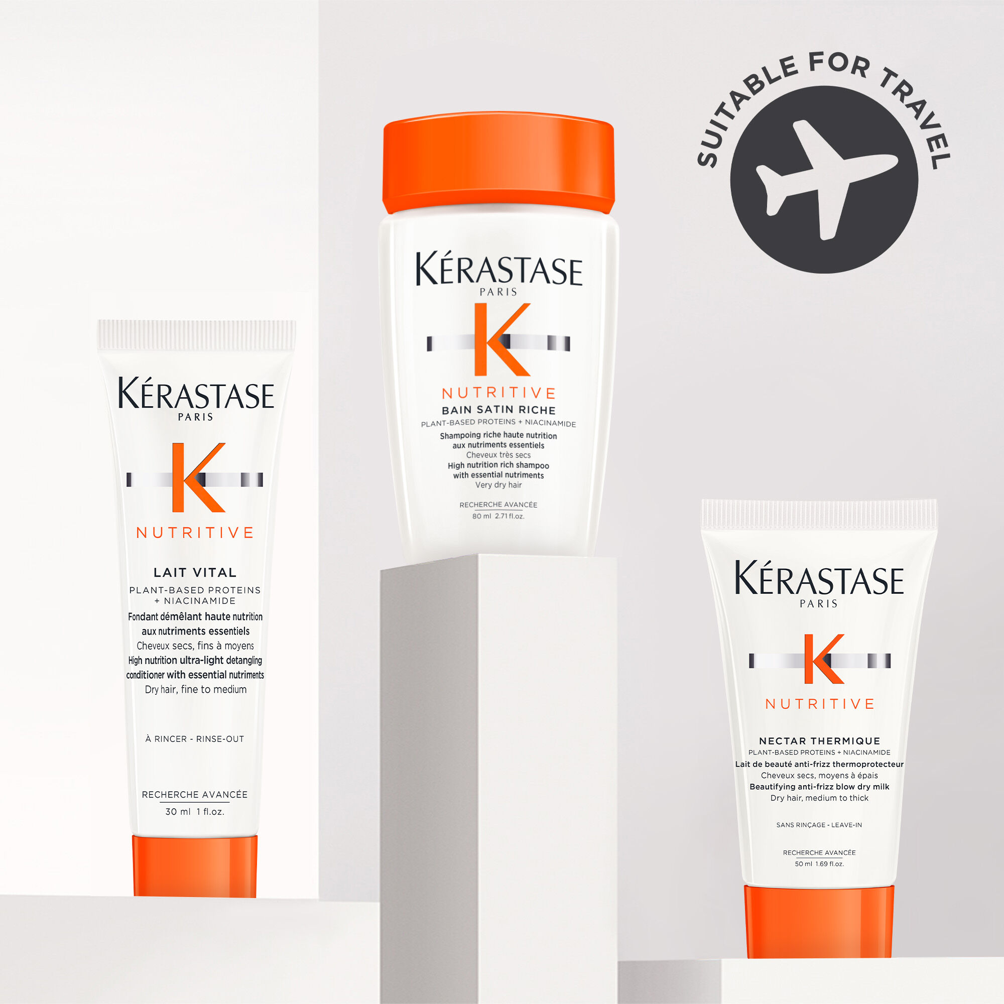 Nutritive Discovery Travel Set| Hair Care for Dry Hair | Kérastase UK